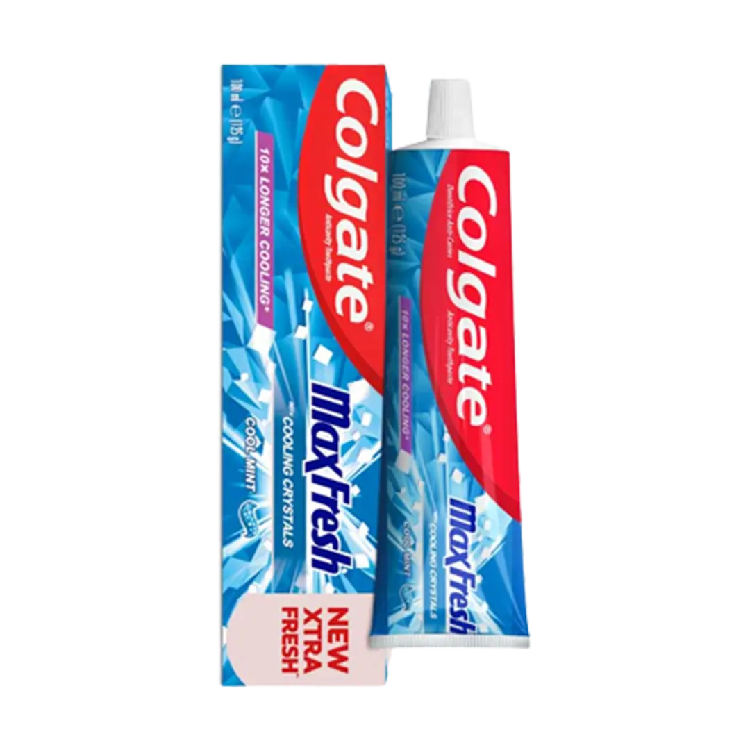 Colgate MaxFresh Cooling Crystals Cool Mint Toothpaste - 100ml – Beirut ...