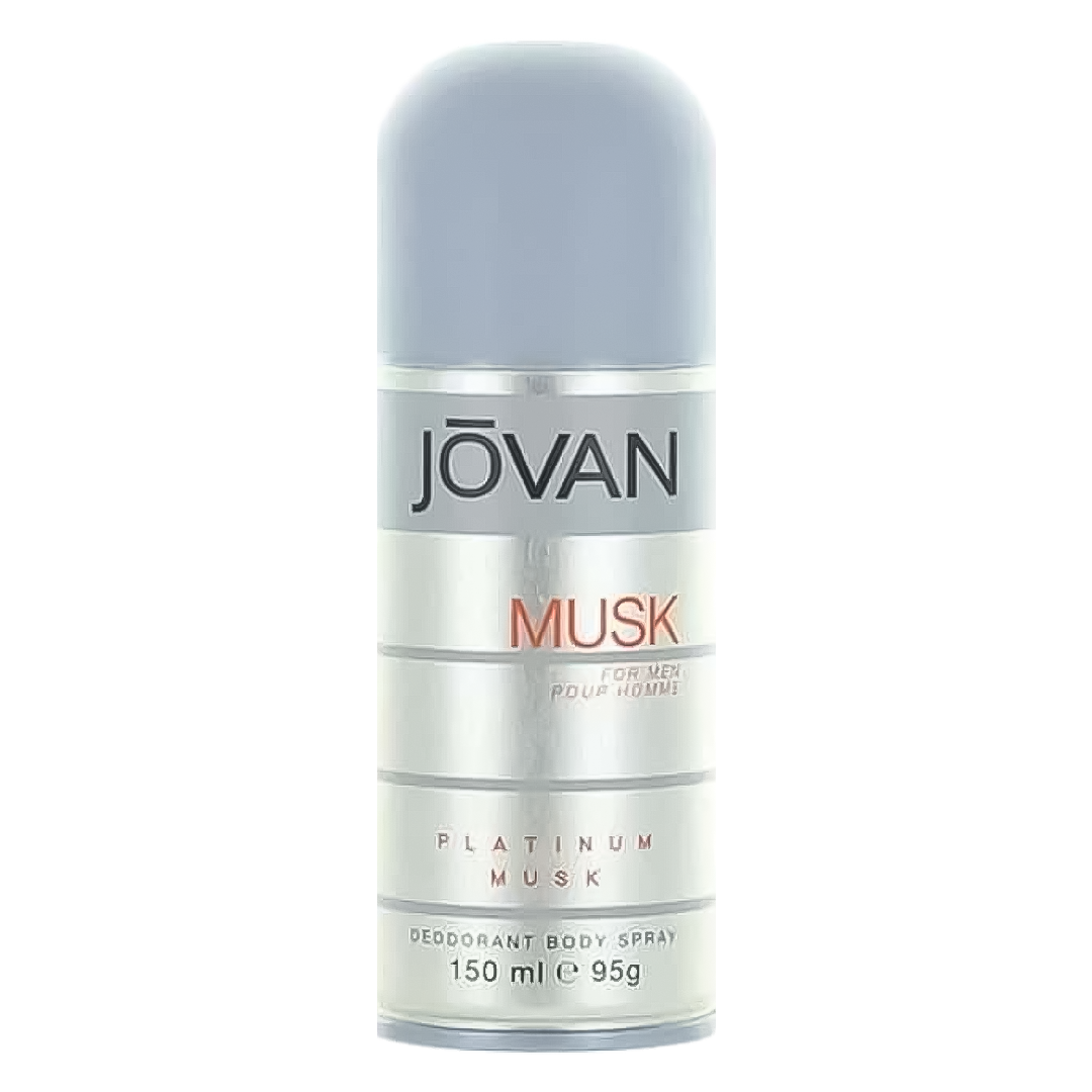 Jovan Platinum Musk Spray Deodorant Pour Homme - 150ml – Beirut Free Zone